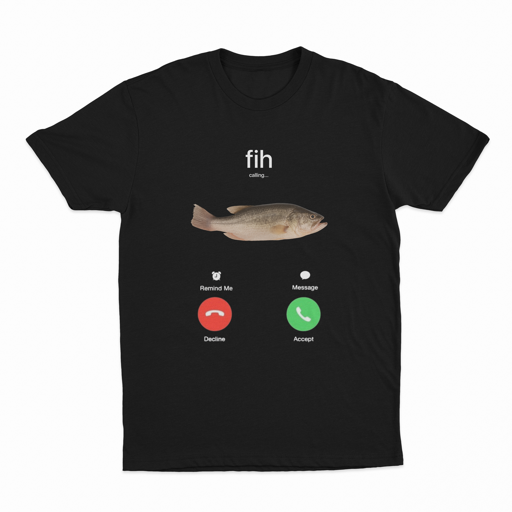Fih Phone Call T-Shirt | Surreal Fish Tee | Illegal Shirts