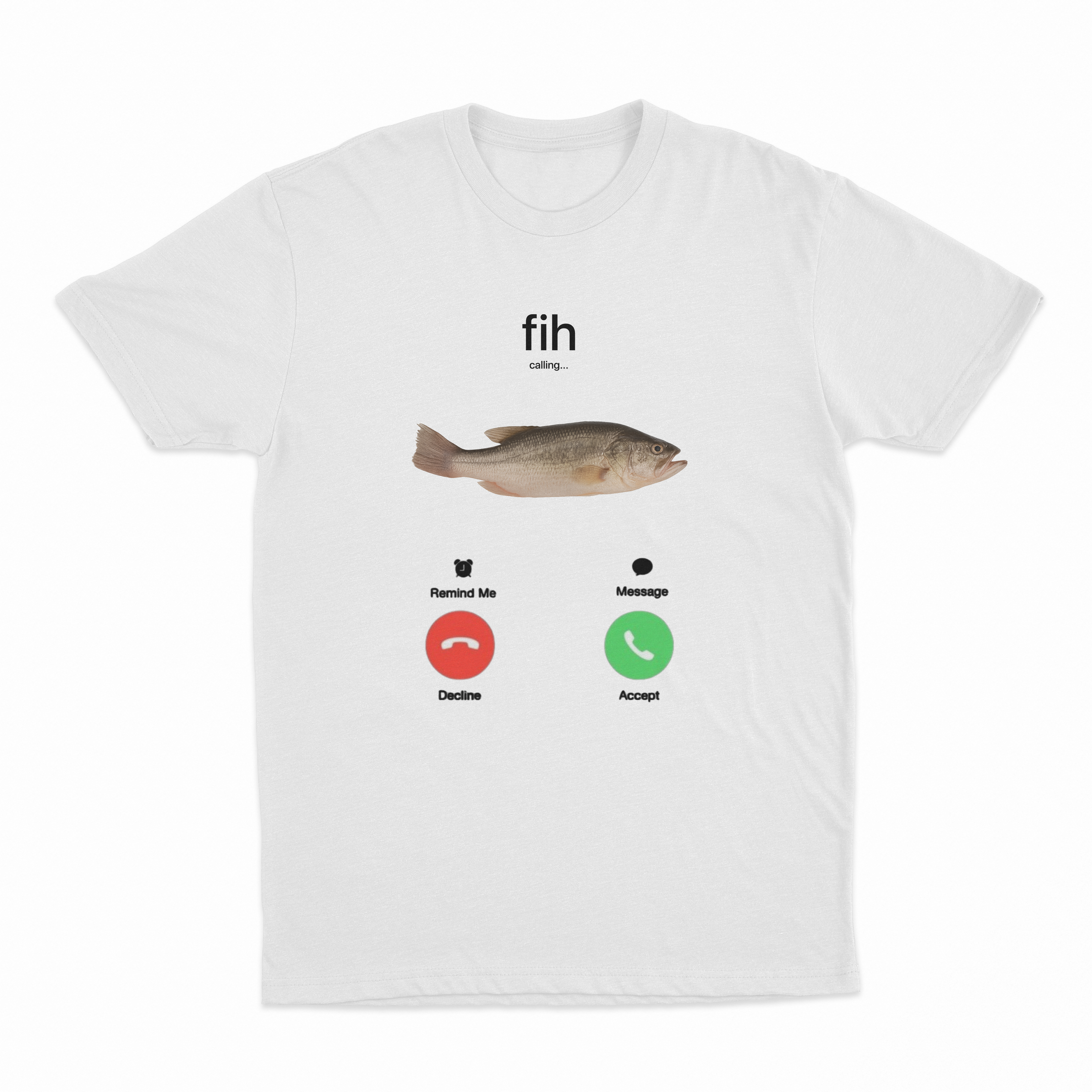 Fih Phone Call T-Shirt | Surreal Fish Tee | Illegal Shirts