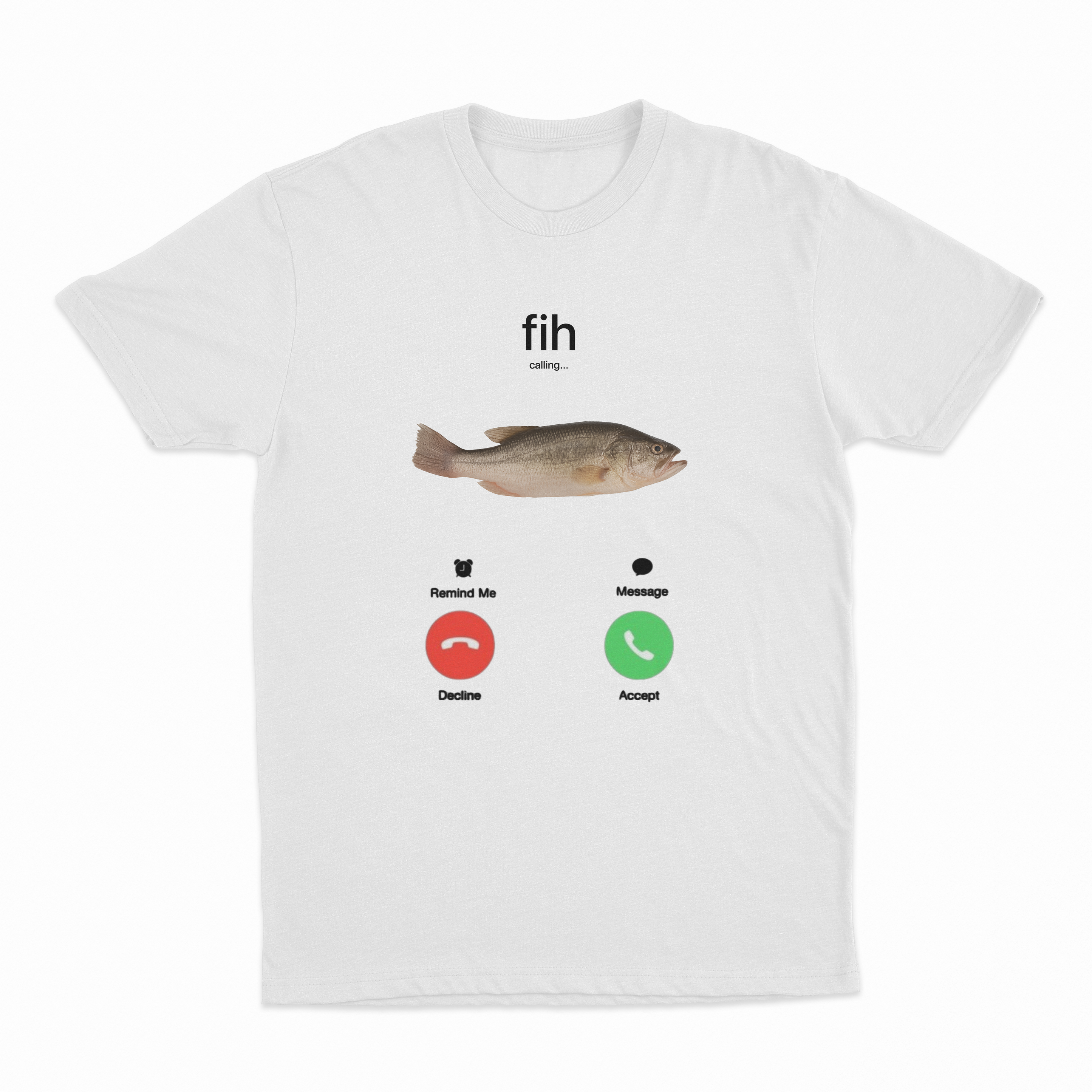 Fih Phone Call T-Shirt | Surreal Fish Tee | Illegal Shirts