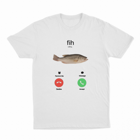 Fih Phone Call T-Shirt | Surreal Fish Tee | Illegal Shirts